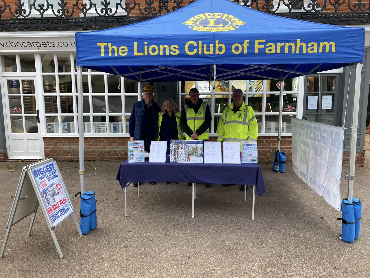 Busy day on Ridgeway and Rowledge – Farnham Lions