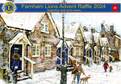 Farnham Lions – Advent Raffle 2024